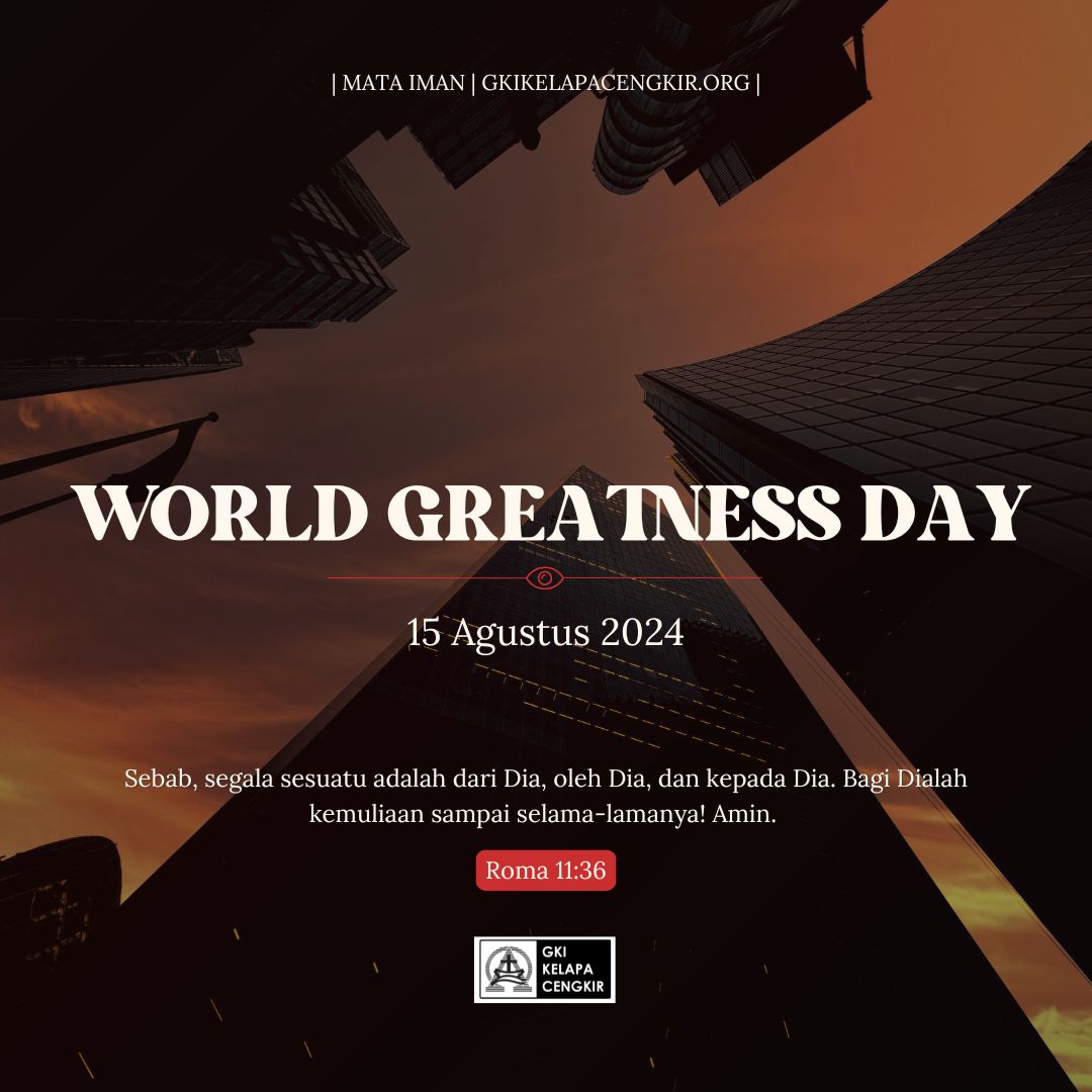 World Greatness Day - Mata Iman #1600